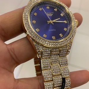 Accessories | Mens Wrist Watch Frosted Ice Watch | Poshmark